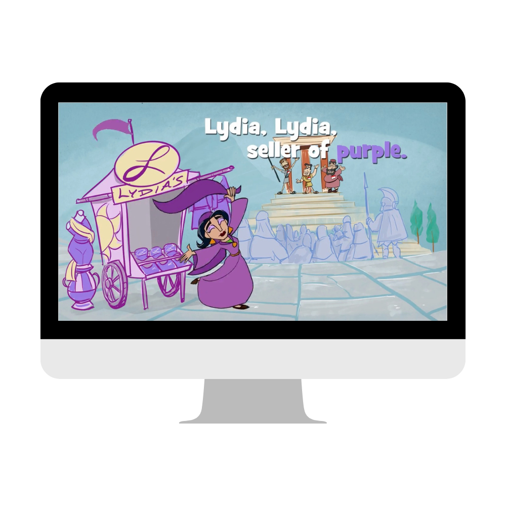 Lydia, Seller of Purple Lyric Video – Slugs and Bugs