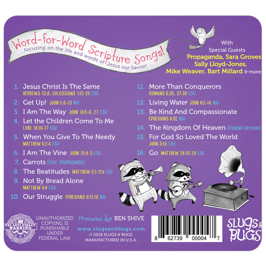 Sing the Bible Audio Collection – Slugs and Bugs